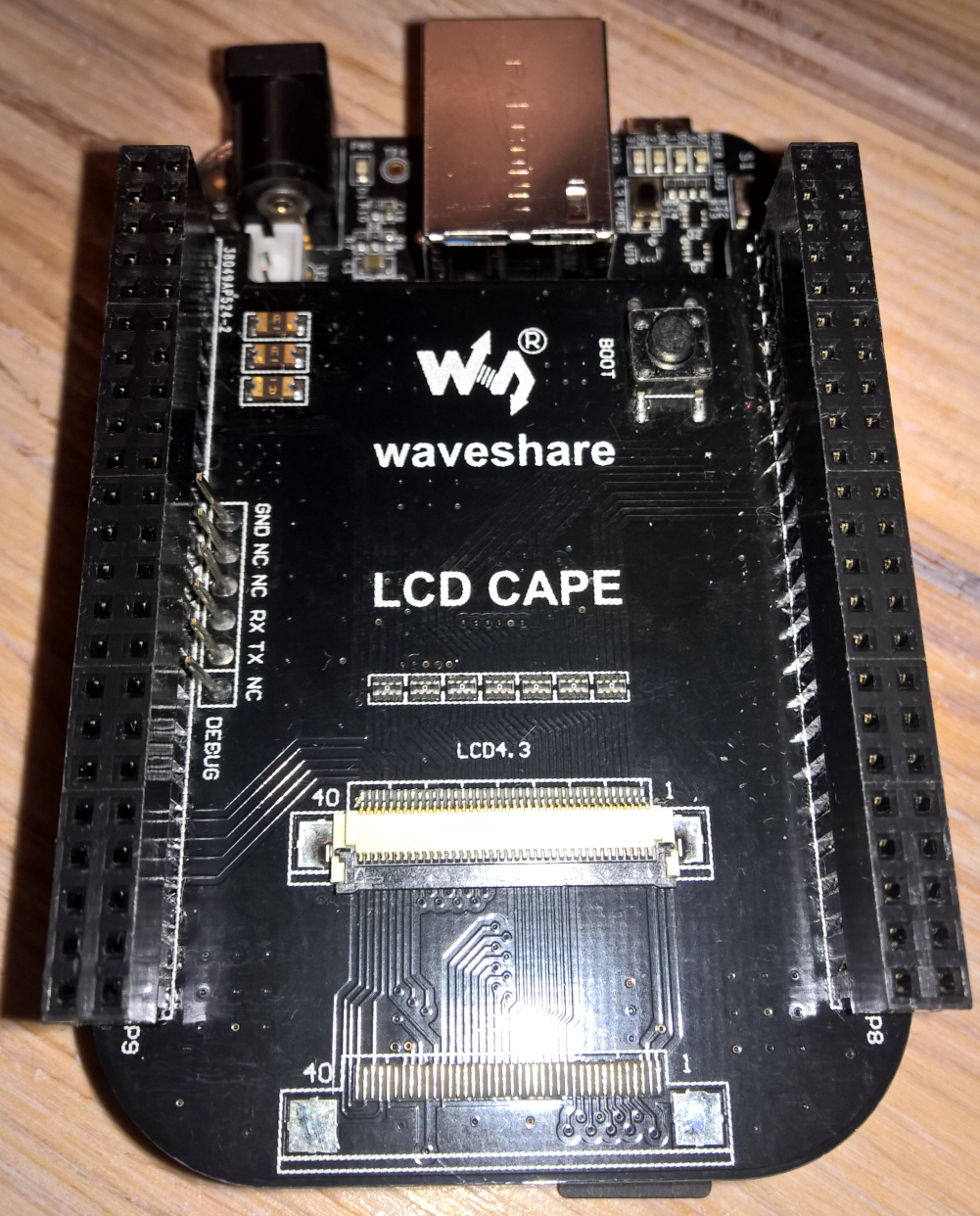 Beaglebone Black LCD Cape – waveshare – Embedded Software Labs